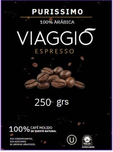 Café Molido 250 gramos Purissimo – Viaggio Espresso